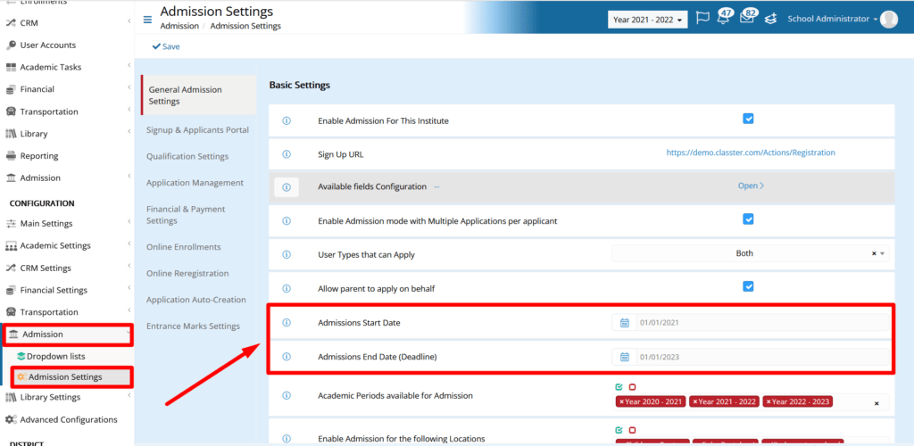 I don’t understand the meaning of intakes. Should I create intakes? - Classter Knowledge Base