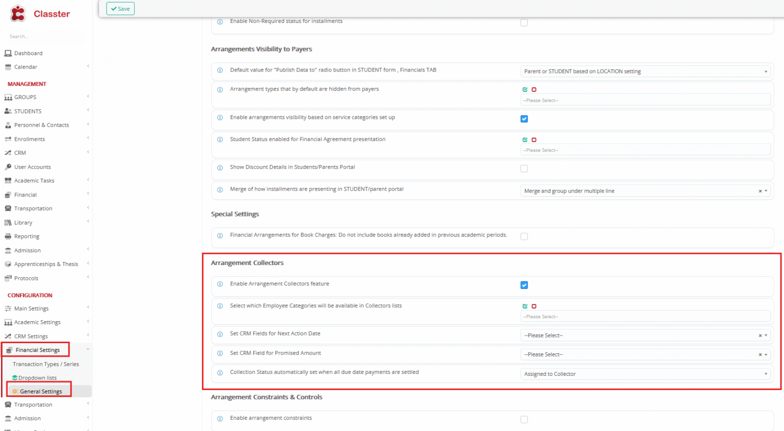 Collector’s Module - Classter Knowledge Base